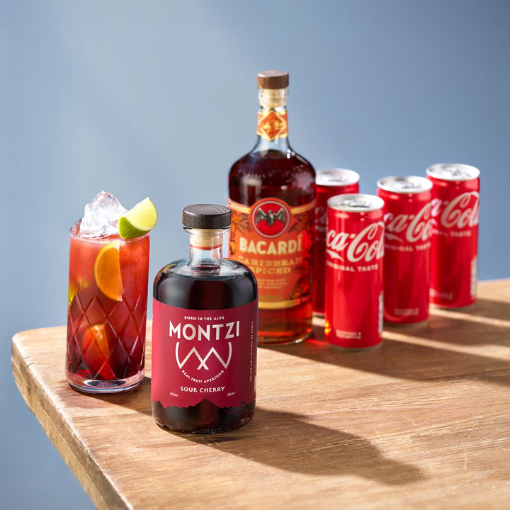 The MONTZI Drink. Born in the Alps. Made for Cocktails.