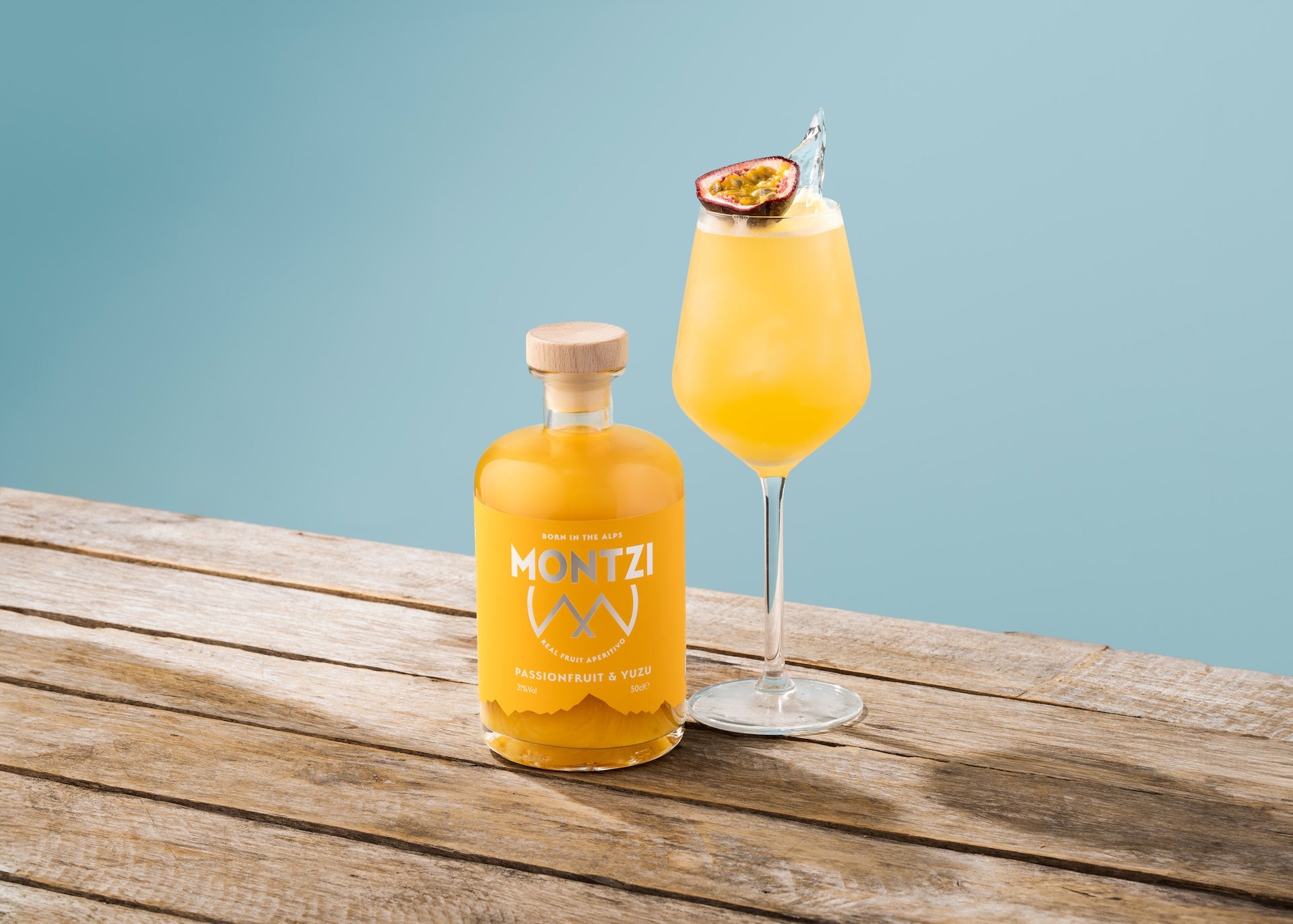 The MONTZI Drink. Born in the Alps. Made for Cocktails.